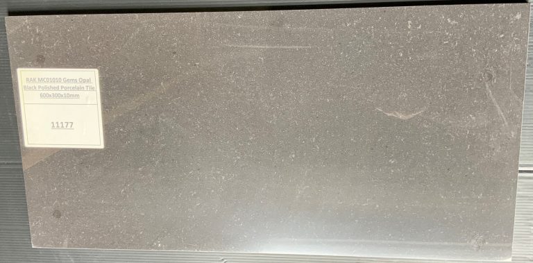 Black Polished Porcelain Tile 600x300x10mm (11177) – Wetspot